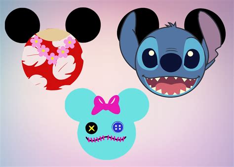 Stitch And Angel Ears At Melissa Grady Blog