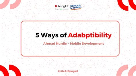 Ways Of Adaptibility