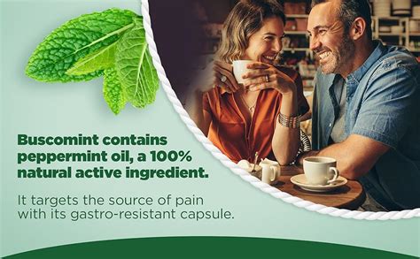 Buscopan Buscomint 02 Ml Peppermint Oil Ibs Multi Symptom Treatment
