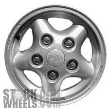 Land Rover Defender 1994 1997 16x7 Aluminum Alloy Silver 5 Spoke