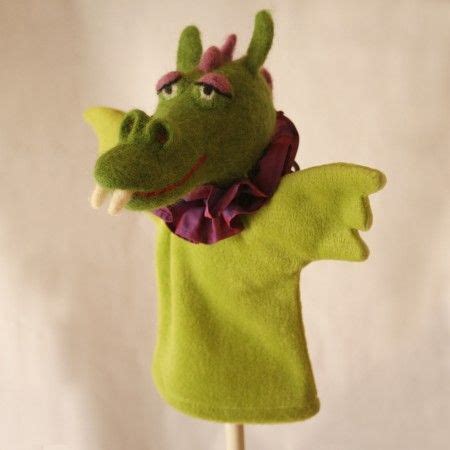 Needle Felted Dragon Puppet From An Exciting Blog By Laura Lu Busch