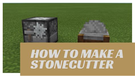 How To Make A Rock Cutter In Minecraft At Sandra Galvez Blog