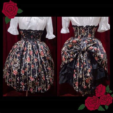 Reserved For Otomedoll Aatp Rose Jail Bustle Skirt Skirts Lace