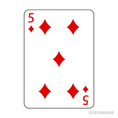 Five Crowns Playing Cards Clip Art