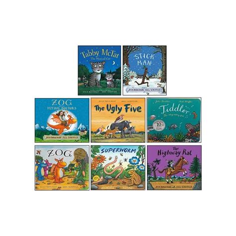 Buy Julia Donaldson And Axel Scheffler Early Readers Collection 8 Books Set Stick Man Tabby
