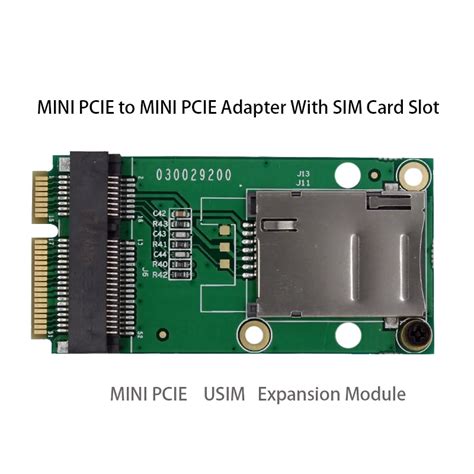 Mini Pcie To Mini Pcie Adapter With Sim Card Slot For Sim7600e H Sim7600sa H Sim7600sa Png