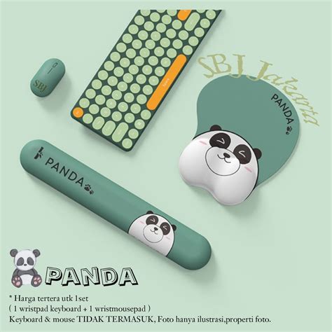 Jual Set Wristpad Keyboard Memory Foam Dengan Wrist Mousepad Wrist Rest Wrist Pad Shopee