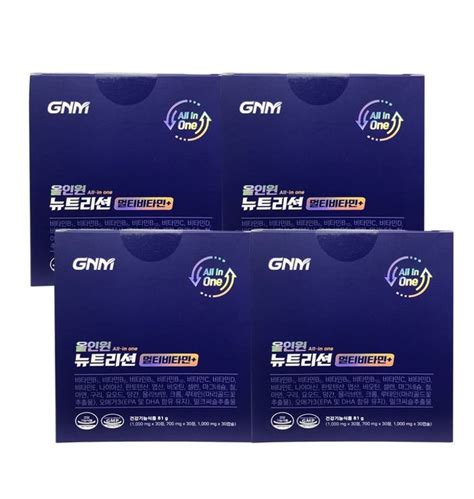 Gnm자연의품격 올인원 뉴트리션 멀티비타민 2700mg X 30판 4박스 His 티몬