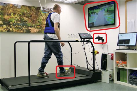 Addition Of A Non Immersive Virtual Reality Component To Treadmill