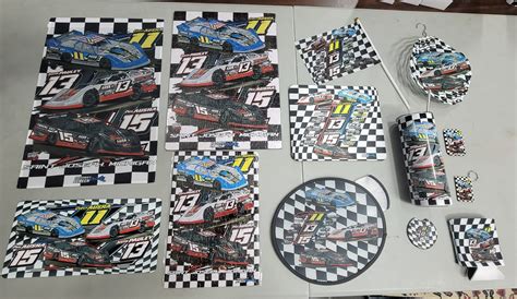Mini Flag Speedway Screen Prints