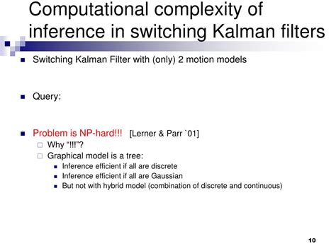 Ppt Switching Kalman Filter Dynamic Bayesian Networks Powerpoint
