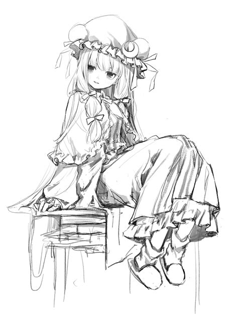 Patchouli Knowledge Touhou Drawn By Isiiii Danbooru