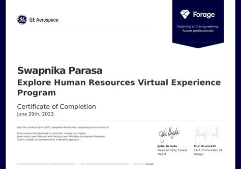 Swapnika Parasa On Linkedin Opportunity Learning Humanresource Forage