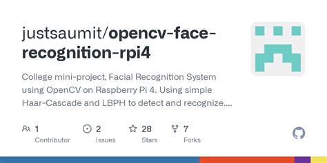 GitHub Justsaumit Opencv Face Recognition Rpi College Mini Project Facial Recognition