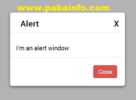 Custom Alert And Confirm Dialog Box Using JQuery And CSS Pakainfo