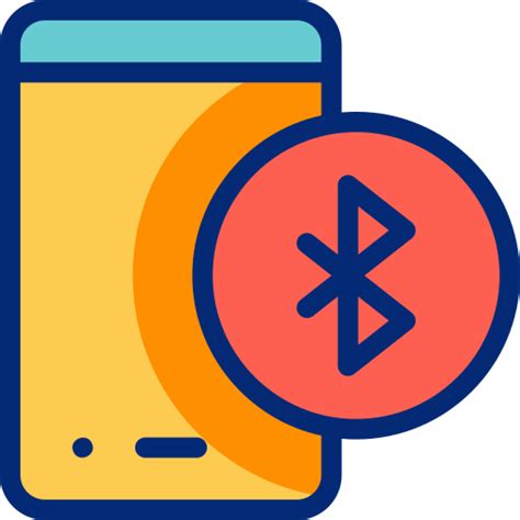 Bluetooth Basic Accent Lineal Color Icon