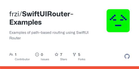 Github Frziswiftuirouter Examples Examples Of Path Based Routing