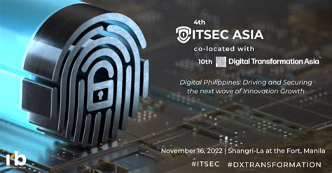 Industry Events 4th Itsec Asia Co Located With 10th Digital Transformation Asia