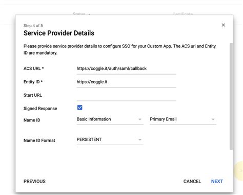 Configure Saml Single Sign On With G Suite Coggle Knowledge Base