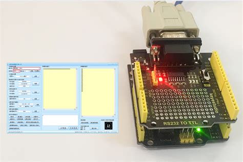 Keyestudio Rs232 To Ttl Conversion Shield Compatible With Arduino Ecorobotics