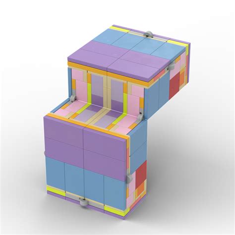 Lego Moc Upscaled Infinity Cube By Chuancong Rebrickable Build With