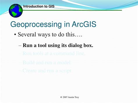 Ppt Vector Geoprocessing Powerpoint Presentation Free Download Id