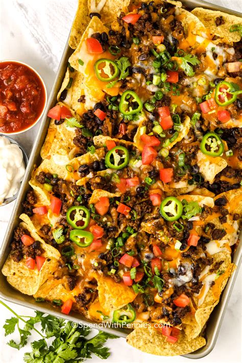 Easy Cheesy Nachos Recipe Spend With Pennies