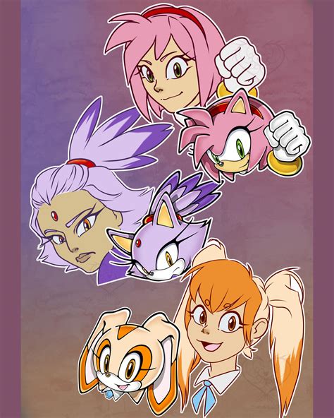 Sonic Characters As Humans 1 By Sanddy273official On Deviantart