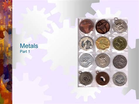 PPT Metals Part PowerPoint Presentation Free Download ID