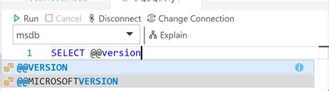 Hodentekmsss Querying Sql Server 2017 Version 173 Using Sqlops
