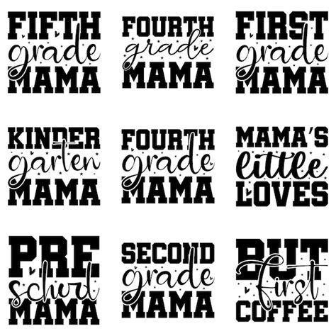 Premium Vector School College Complete Svg Design File