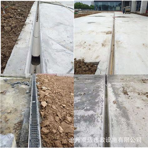 Pe排水沟成品树脂不锈钢复合线性缝隙式地沟塑料格栅u型槽井盖板 阿里巴巴