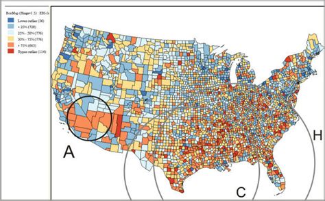 Smoothed Smr Produced By The Empirical Bayes Smoothing Method Available Download Scientific
