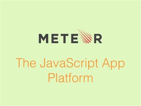 Meteor Seminar Ppt