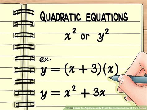 2 Simple Ways To Algebraically Find The Intersection Of Two Lines