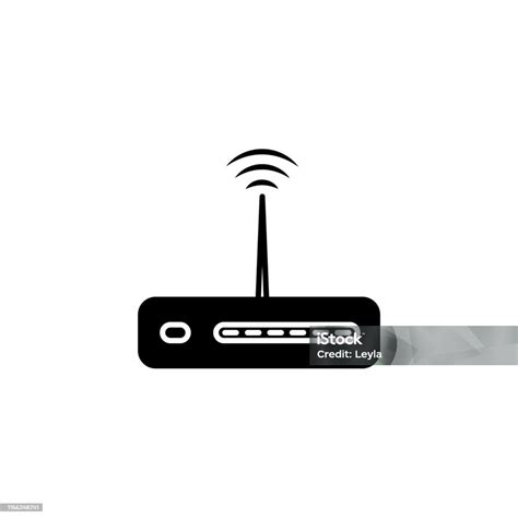 Modem Vector Icon Wifi Router Symbol Modern Simple Flat Vector Illustration For Web Site Or