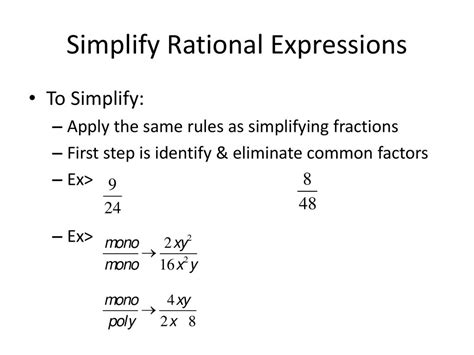 Unit 4 Rational Expressions Chapter 5 Sections Ppt Download