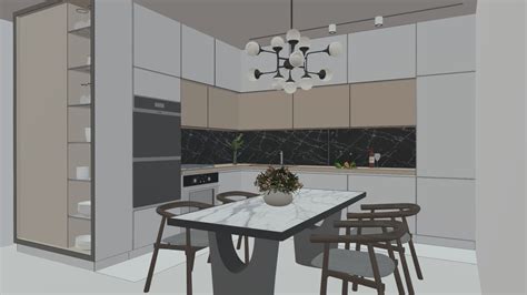 Mini Kitchen Model Download Free 3d Model By Yeseniagil [be7aeda] Sketchfab