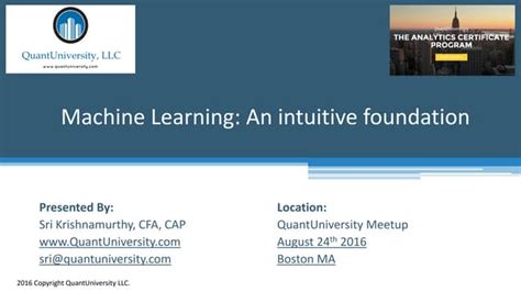 Machine Learning Meetup Ppt