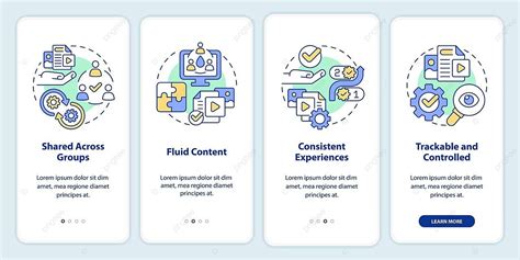 Content Tips Onboarding Mobile App Screen Online Mockup Kit Vector Online Mockup Kit Png And