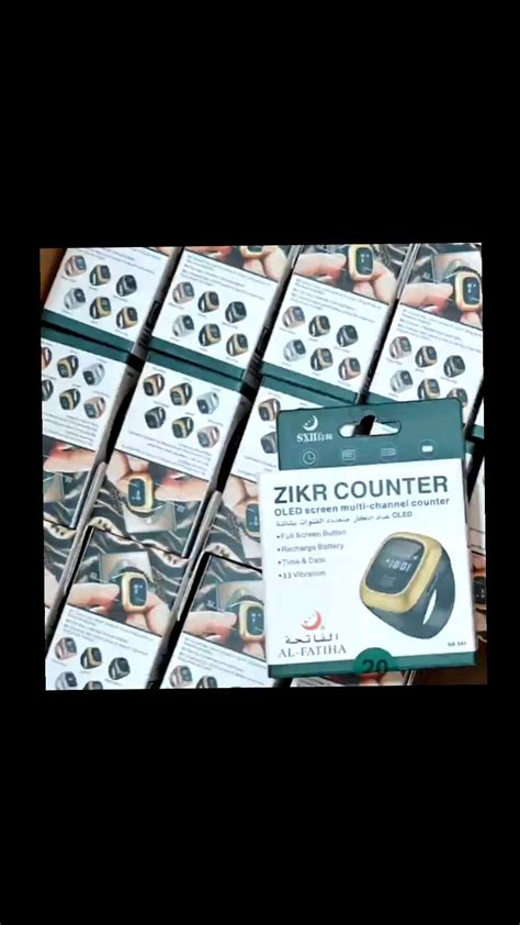 new dijital counter oled display finger counter time reminder tasbih tally counter with time