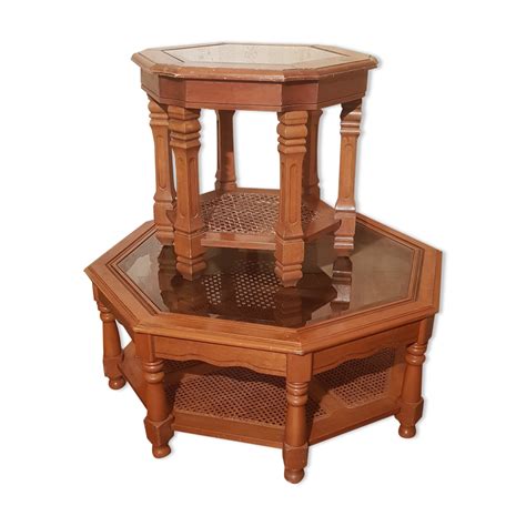 Lot De Deux Tables Basses Hexagonales Selency
