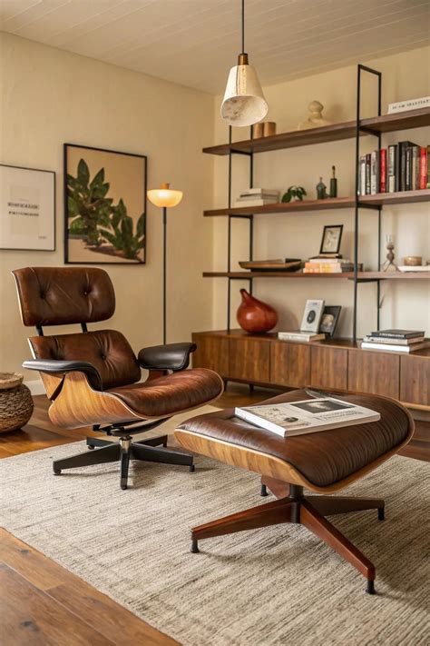 19 Stylish Ideas For A Living Room With An Eames Chair