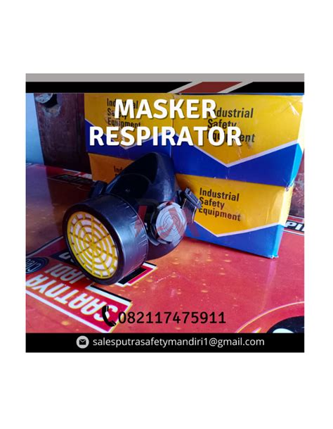 Masker Respirator Chemical Filter Single Safety