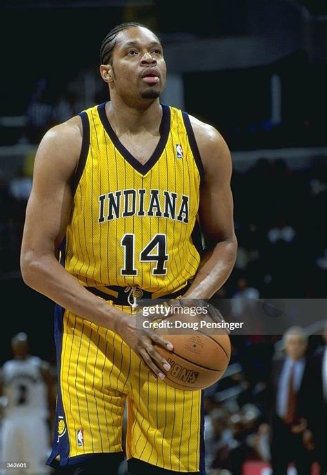 Sam Perkins Of The Indiana Pacers Shooting A Free Throw During The