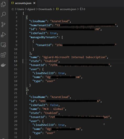 Registering An Azure Account Subscription