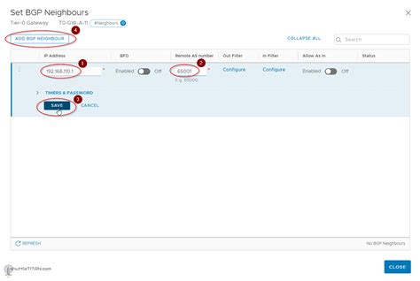 Nsx T Installation Series Step 17 Create T0 Tier 0 Gateway Active