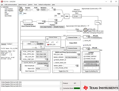 Lmx2594evm Couldnt Get The Expected Signal Clock And Timing Forum