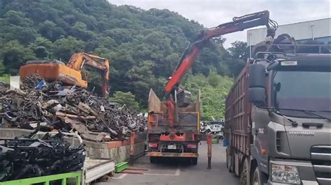 동강그린모터스 남양주 폐차장 현장일지 Youtube