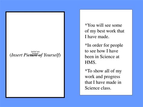 PPT My Science Portfolio PowerPoint Presentation Free Download ID